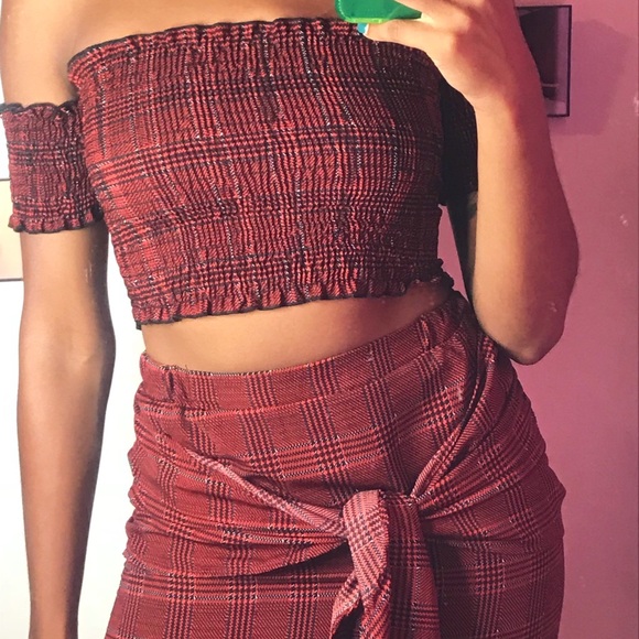 Fashion Nova | Other | Plaid Matching Set | Poshmark